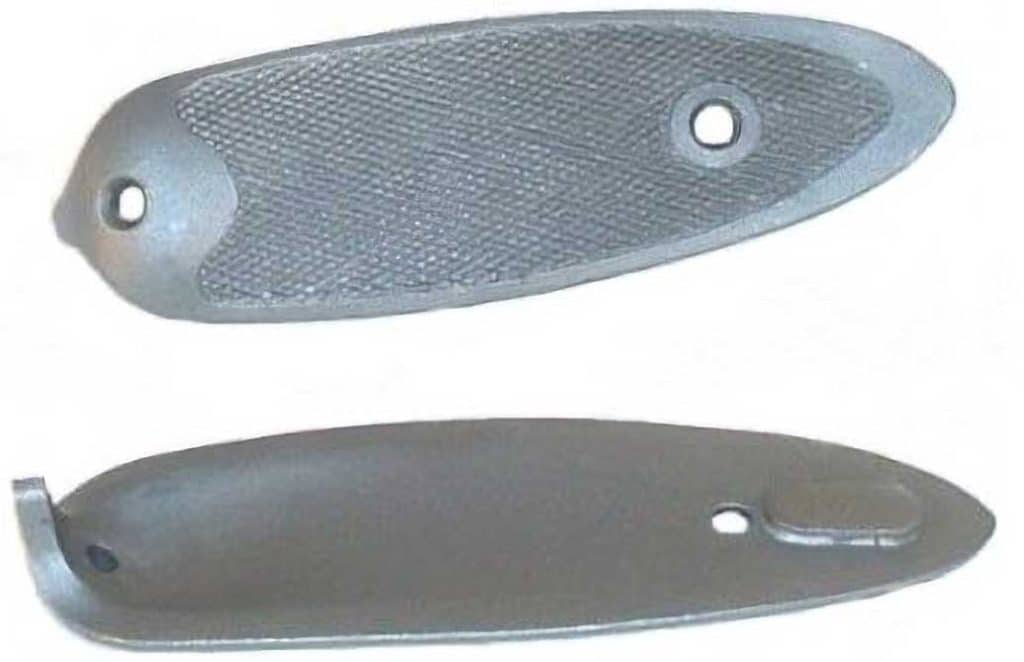Single Shot Fine Checkered Butt Plate - Iron - The Gun Works ...