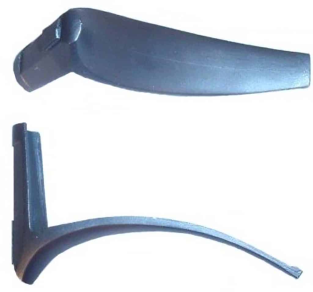 Ohio Butt Plate - Iron - The Gun Works Muzzleloading Emporium