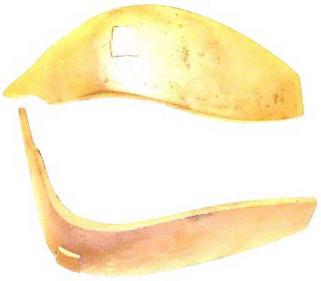 Jaeger Butt Plate - Brass - The Gun Works Muzzleloading Emporium