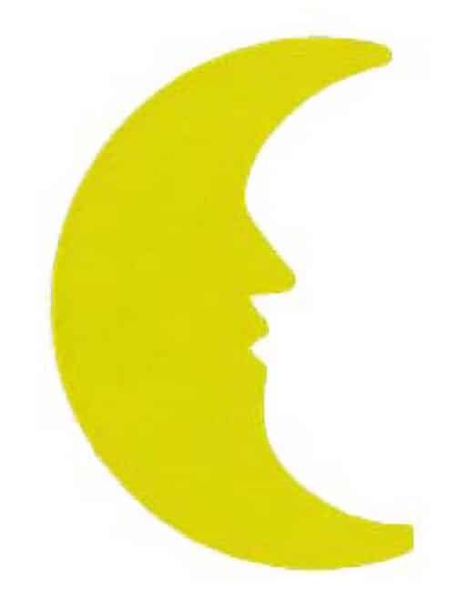 Inlay - Moon - Brass - The Gun Works Muzzleloading Emporium