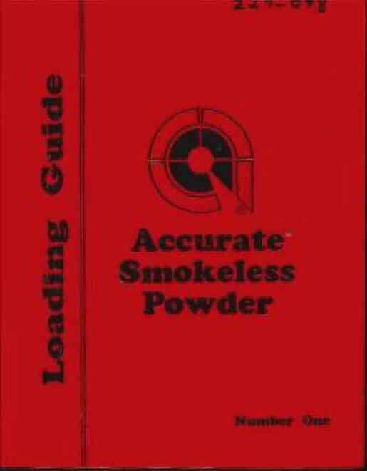 Used - Loading Guide - Accurate Smokeless Powders - Number One - The ...