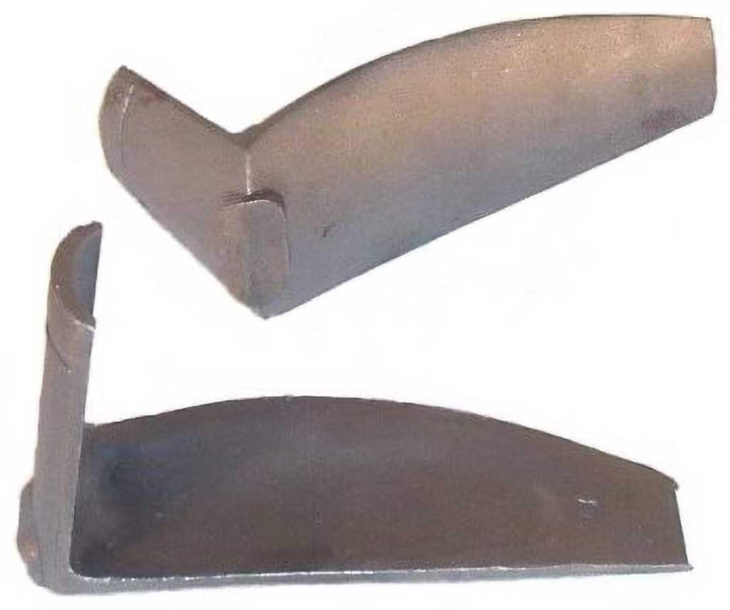 Lancaster Butt Plate - Iron - The Gun Works Muzzleloading Emporium