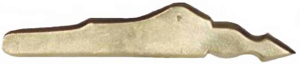 Side Plate - Allentown - Brass - The Gun Works Muzzleloading Emporium