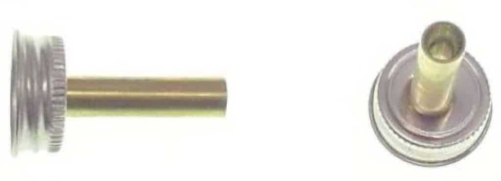 Powder Can Pour Spout - Metal - The Gun Works Muzzleloading Emporium