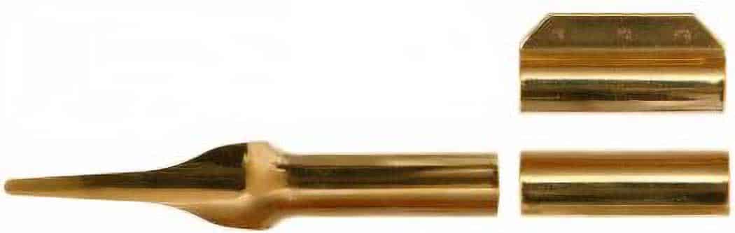 Round Full Stock Thimble Set - Cut Tang - Plain - 5/16in - Brass - The ...